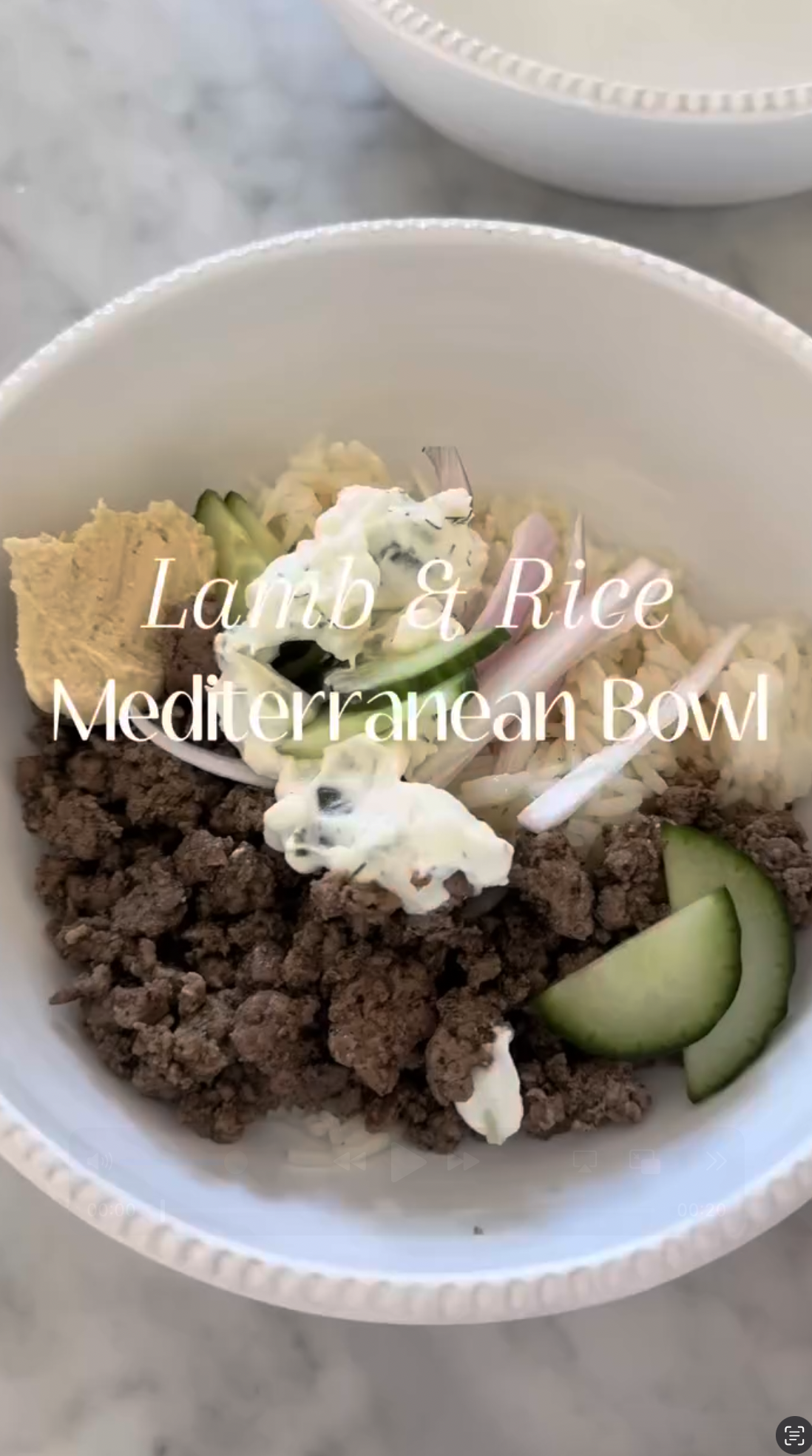 Mediterranean Lamb Bowl - The One Pot Momma